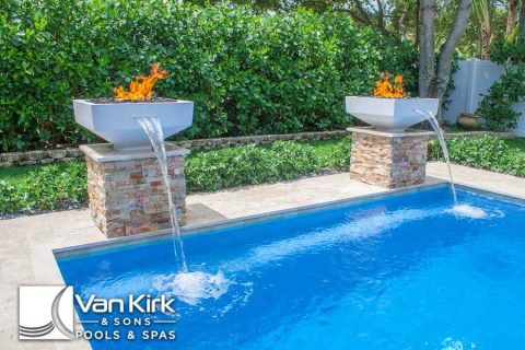Enhance Pools with Water Feature Spouts