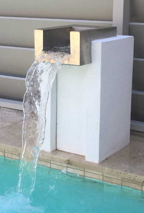 Enhance Pools with Water Feature Spouts